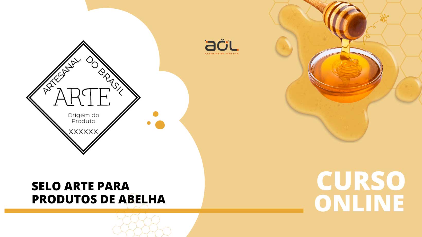 Curso Online: Selo ARTE para produtos de abelha